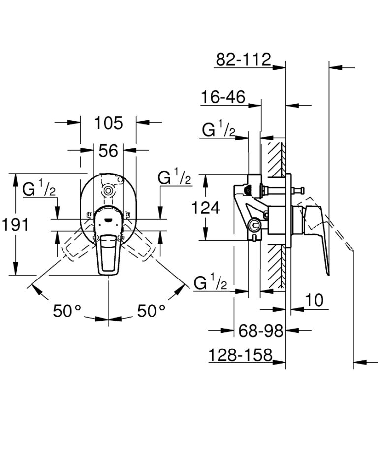 GROHE Bauloop 29041001 | Concealed Bath Mixer - best company for ...